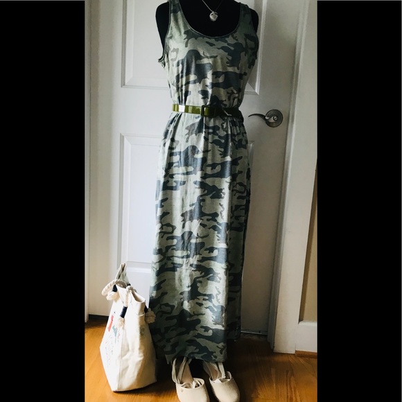 Gigi Moda (Italy) | Dresses | Gigi Moda Maxi Camo Print Dress | Poshmark